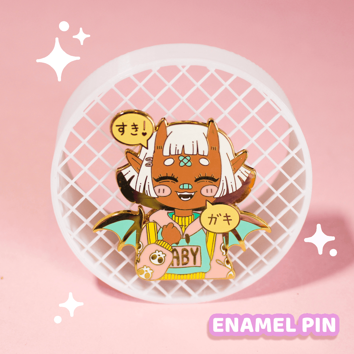 Demon Brat Pin – Moshi Melon